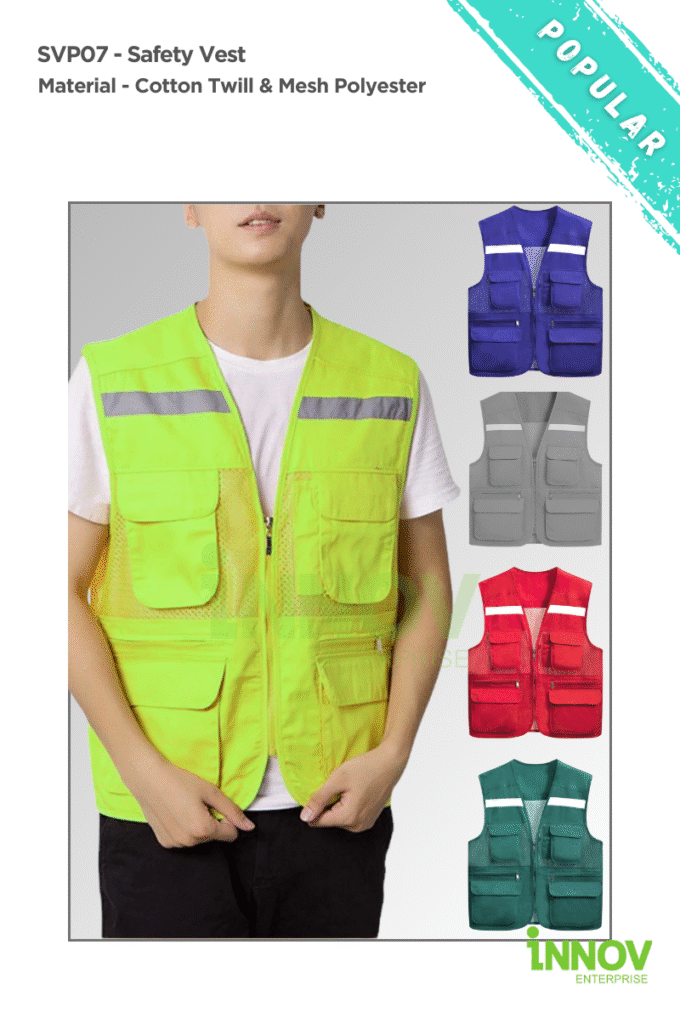 Custom Work Vest Singapore | Durable & Functional Workwear Solutions